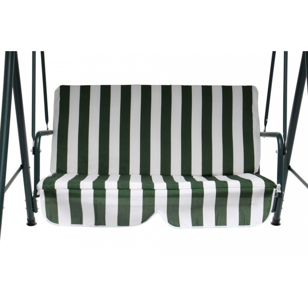 349003 Mecedora 2 plazas con estructura acero pintado 140x110x152cm ...